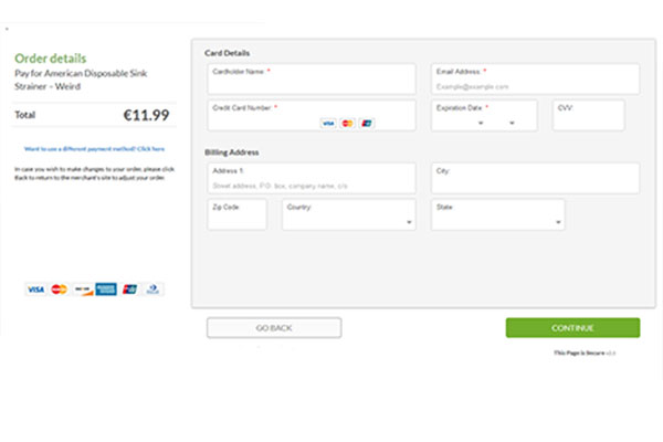 Merchant Control Panel